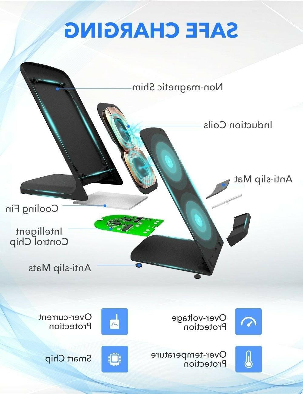 Seneo iPhone X Wireless Charger, 10W Fast Wireless